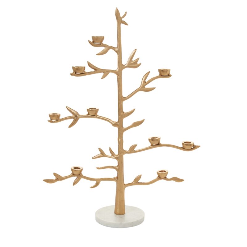 Effervescent Candelabra Tree 20"x 7"x29" – Citrus and Moss