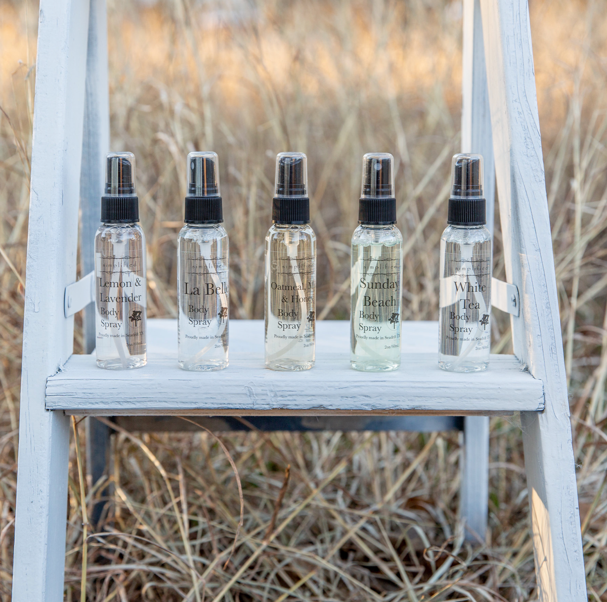 2oz Body Spray (Alcohol Free): Sunday Beach – Citrus and Moss