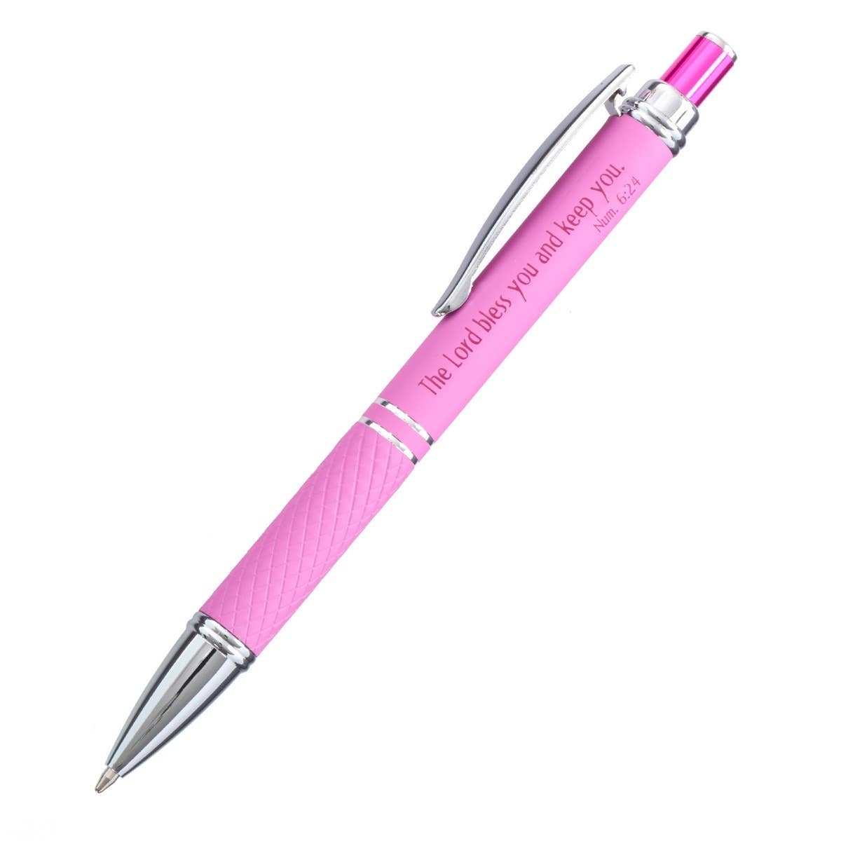 Pen in Case Pink Lord Bless You Num. 6:24 – Citrus and Moss