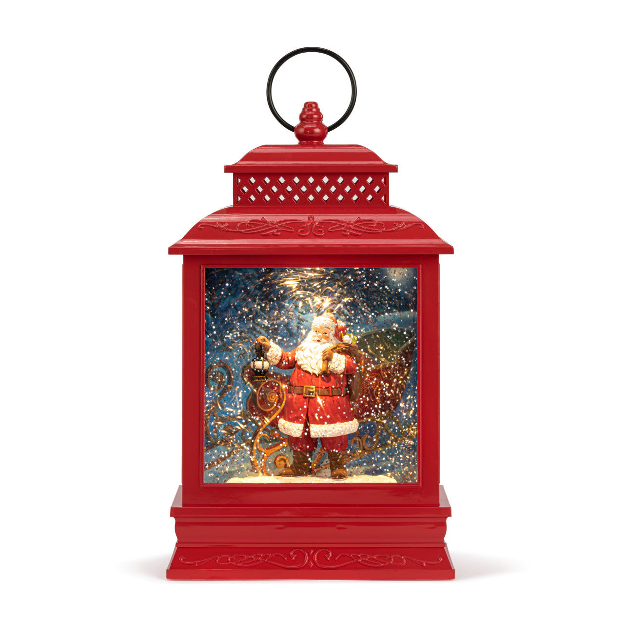 Lit Musical Here Comes Santa Claus Lantern – Citrus and Moss