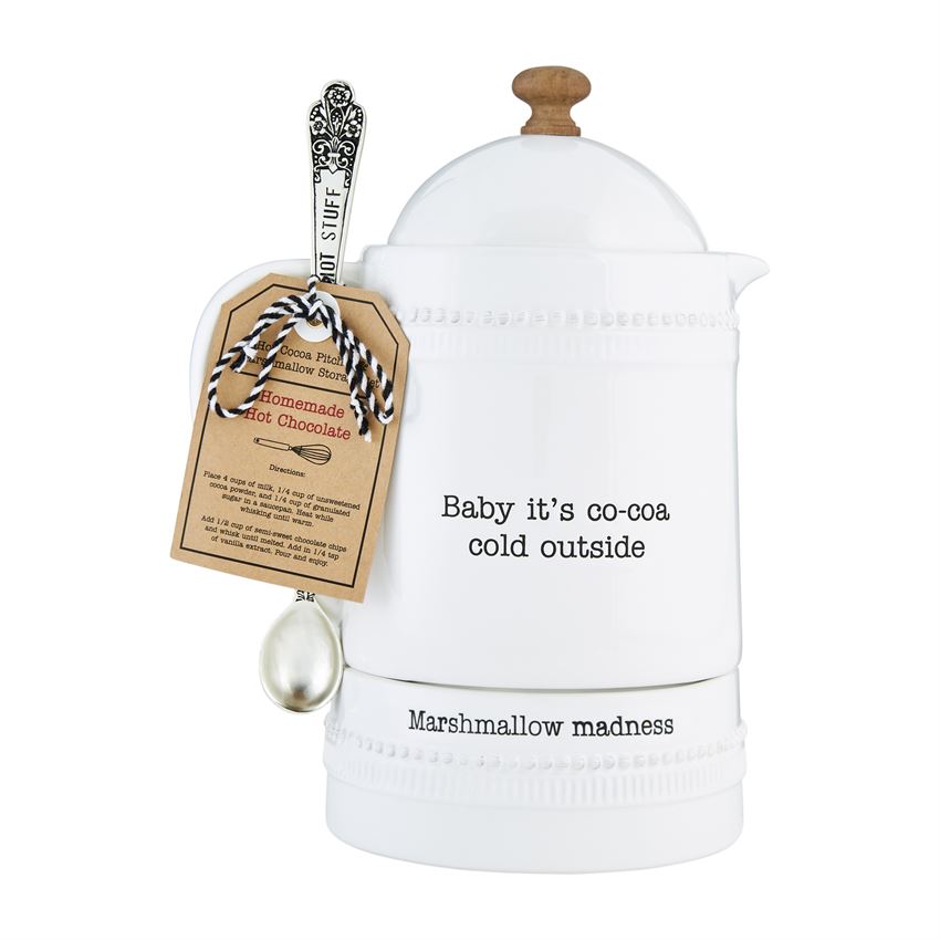 Cocoa Pitcher Set – Citrus and Moss