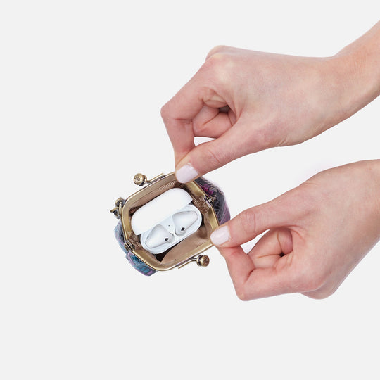 HOBO Run Frame Pouch -Mosaic Snake – Citrus and Moss