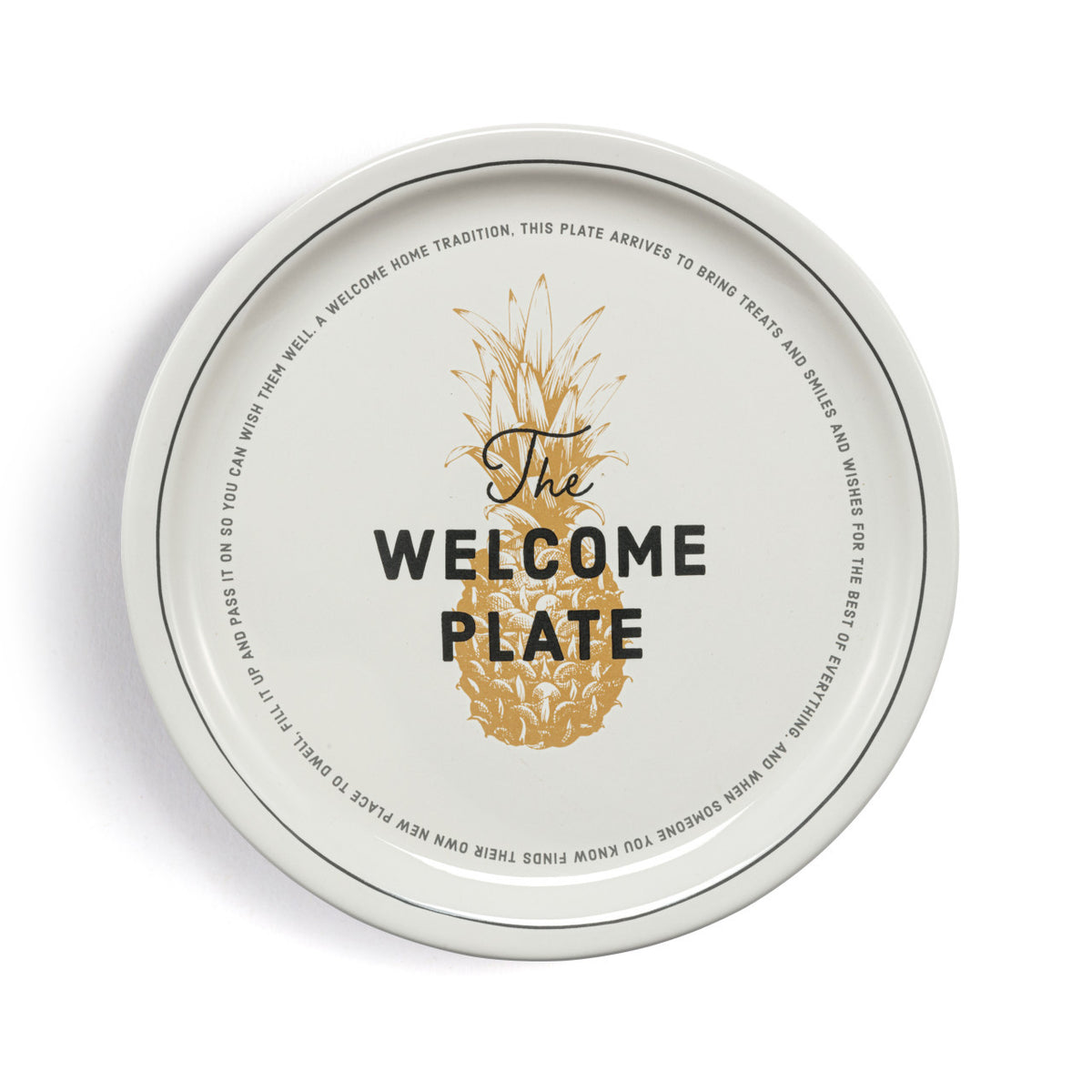 Welcome Home Giving Plate – Citrus and Moss